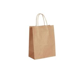 Buy Medium Twisted Handles Paper Bag Kraft | Enviropack in partnership ...